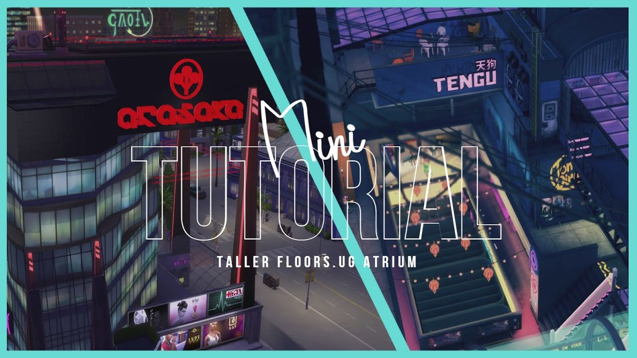 [Mini Tutorial] Taller floors . Underground Atrium | The Sims 4 | - YouTube