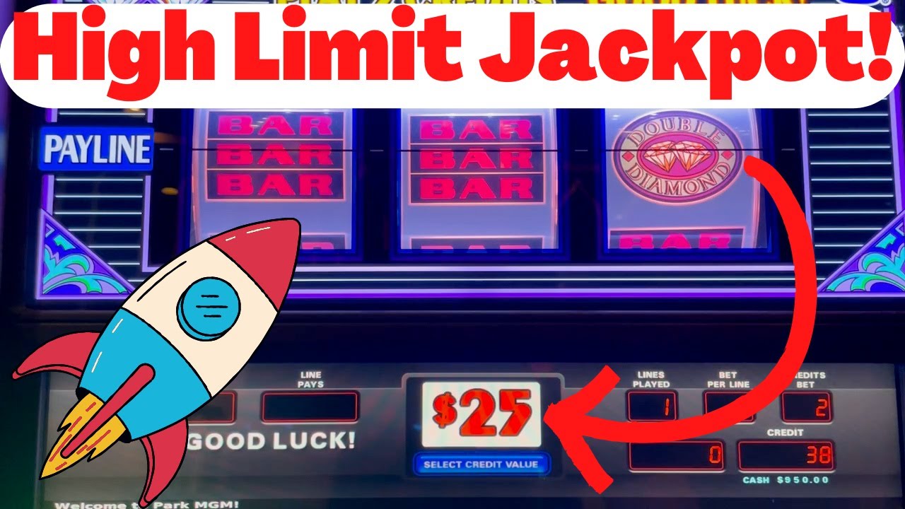 High Limit Double Diamond Jackpot! & Pinball! - YouTube