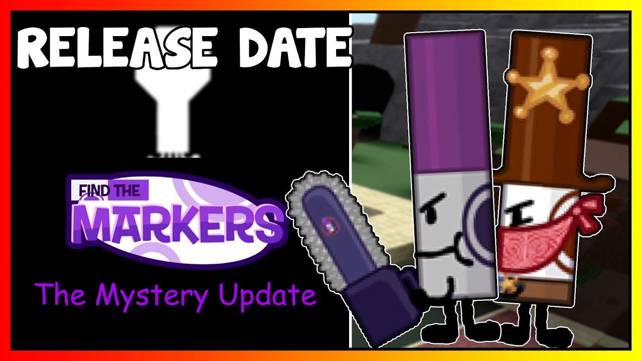 Find The Markers: The Mystery Update RELEASE DATE! || Roblox - YouTube