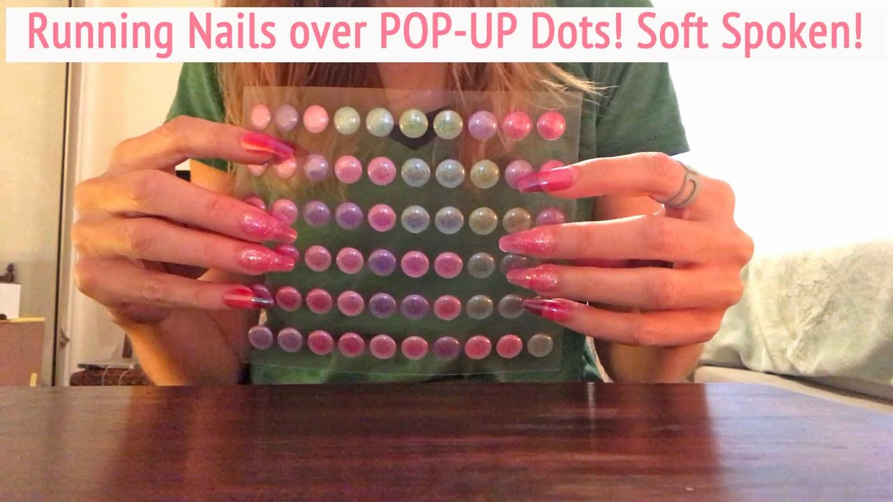 ASMR * POP-Up Dot Stickers! * Tapping & Scratching * Soft Spoken ...