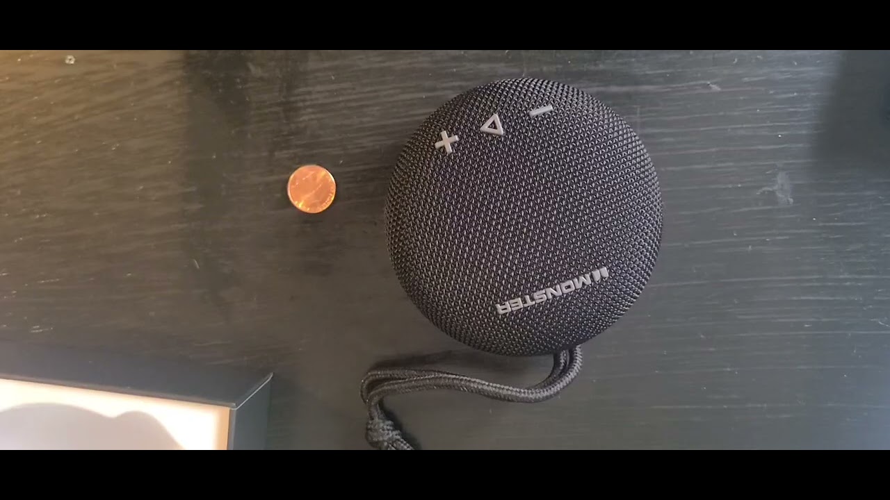 MONSTER Round One Bluetooth Speaker Unboxing - YouTube