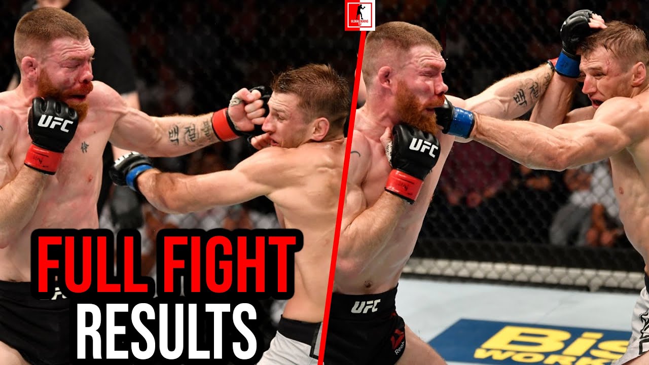 Paul Felder Vs Dan Hooker UFC Auckland Full Fight Results - YouTube