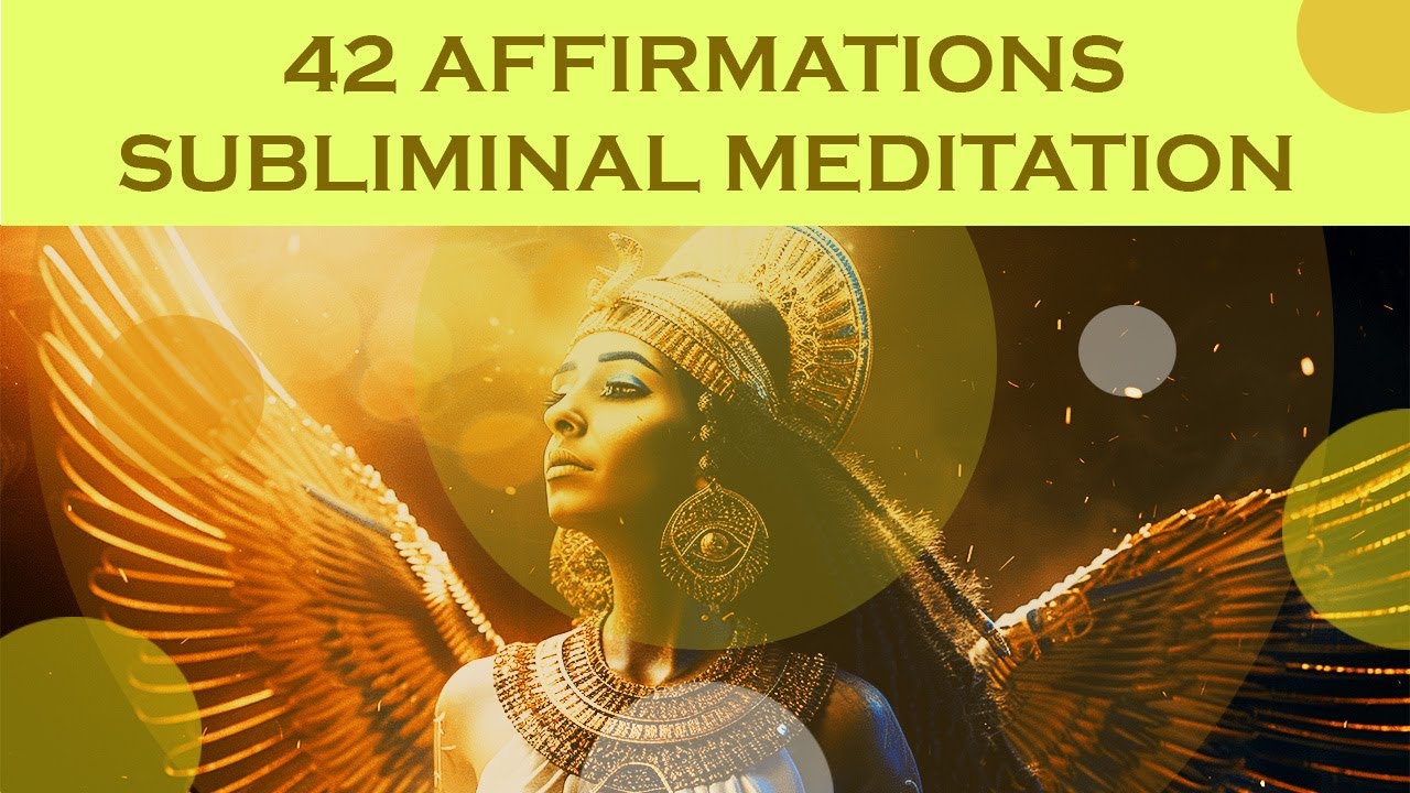 Elevate Your Consciousness: "42 Affirmations: A Subliminal Meditation Journey with Binaural ...
