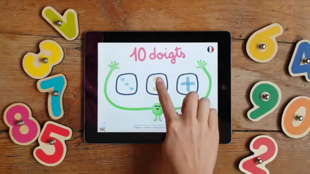 10 doigts - Apprendre à compter jusqu'à 10 - YouTube