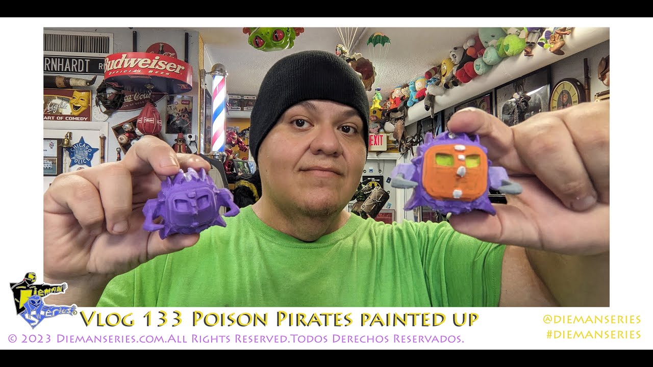 Dieman Series vlog 133 Poison Pirates poppin painted up - YouTube
