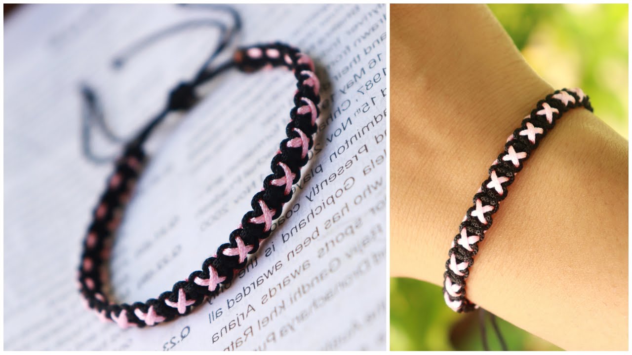 How To Make Friendship Bracelet At Home using Thread |DIY|Creation&you ...