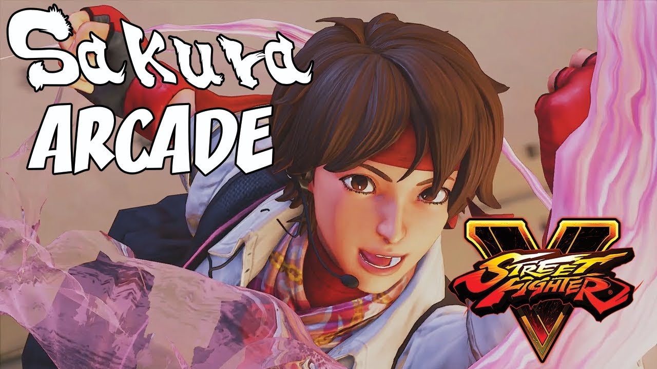 Street Fighter 5 Arcade Edition Walkthrough Part 2 - Sakura (SF5 Arcade ...