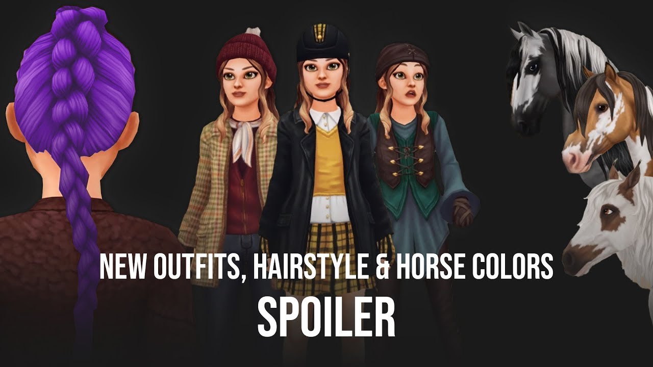 SPOILER - New Outfits, Hairstyle & Horse Colors | SSO Secrets - YouTube