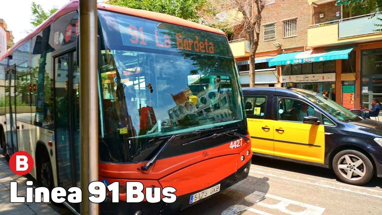 Línea 91 Bus - Barcelona, España - Viaje completo - YouTube