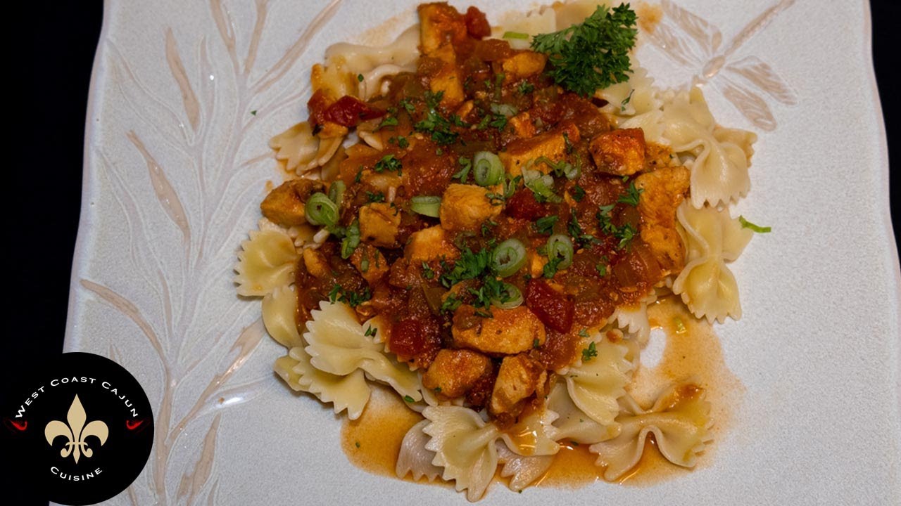 Cajun Chicken Pasta / Creole Chicken Style - YouTube