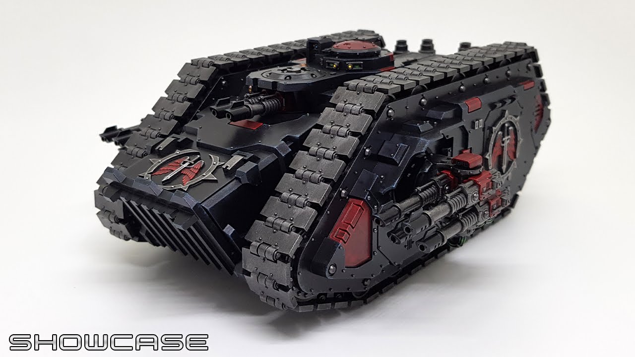 HORUS HERESY Dark Angels Spartan Assault Tank - YouTube