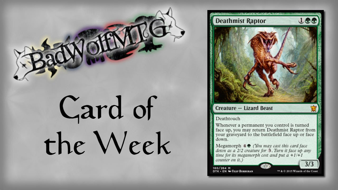 Card of the Week - Deathmist Raptor - YouTube