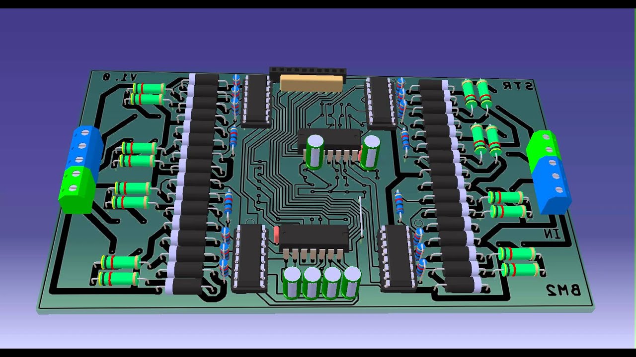 Platinenbestückung Bestückung von Bauelementen auf einer Platine - YouTube