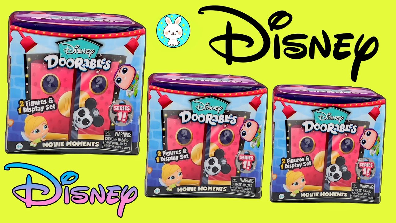 Disney Doorables Movie Moments series 1 Unboxing ASMR | ASMR Unboxing ...