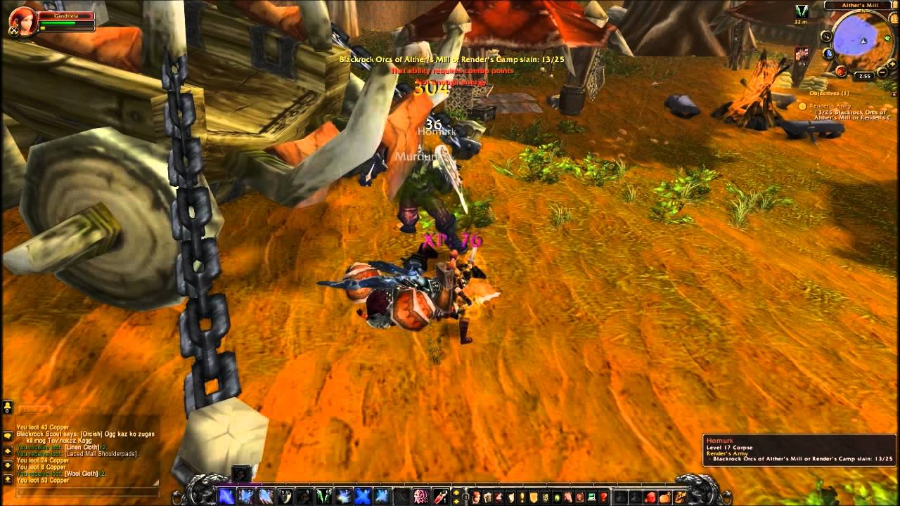 Render's Army Quest - World of Warcraft - YouTube