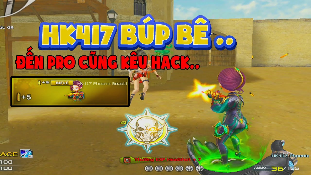 Bình luận Đột Kích - HK417 Búp Bê - Tú Lê khiến đồng đội cũng kêu hack ...