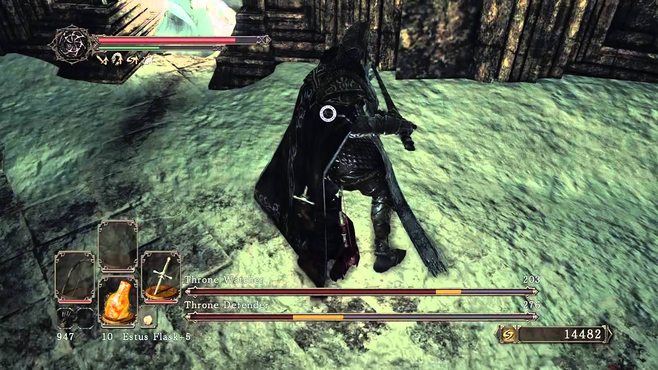 How to double team the Throne Watcher and Throne Defender (Dark Souls ...