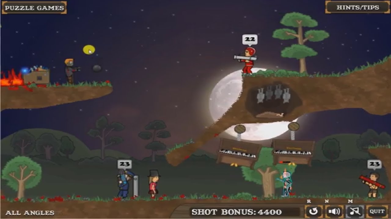 Flaming Zombooka 3 Carnival Full Walkthrough - YouTube