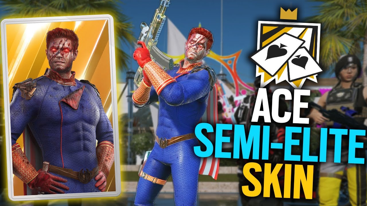 HOMELANDER ELITE SKIN IN SIEGE (KINDA) - YouTube