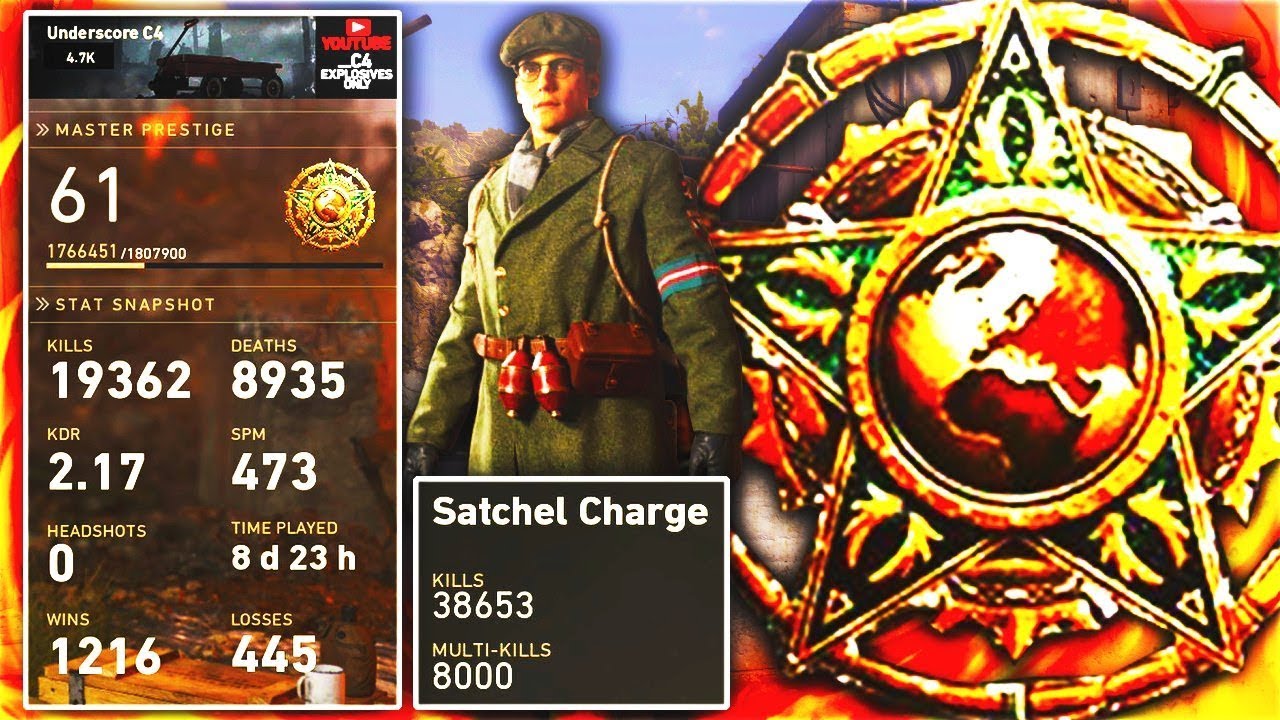 the SCARIEST PLAYER EVER on COD WW2.. 😱 (WORLDS FIRST EXPLOSIVES ONLY ...