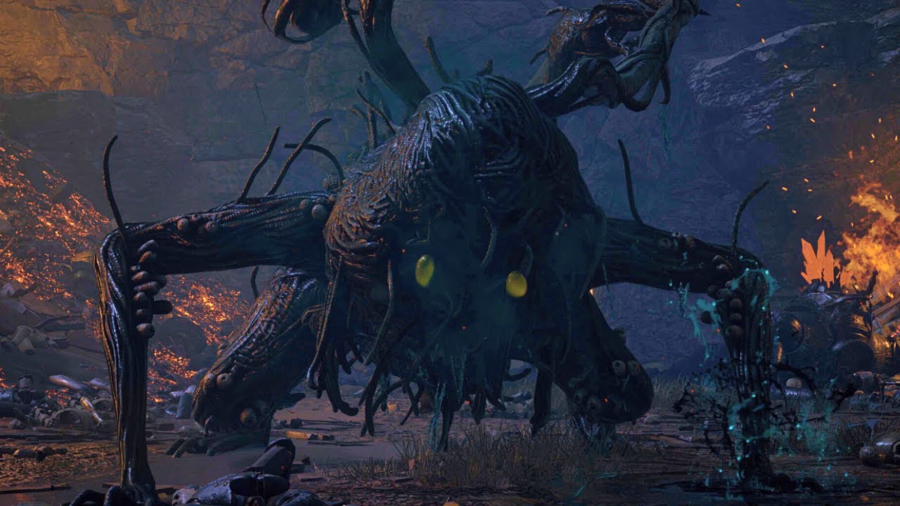 Lies of P - Green Monster of the Swamp Boss Fight | Solo [4K PS5] - YouTube