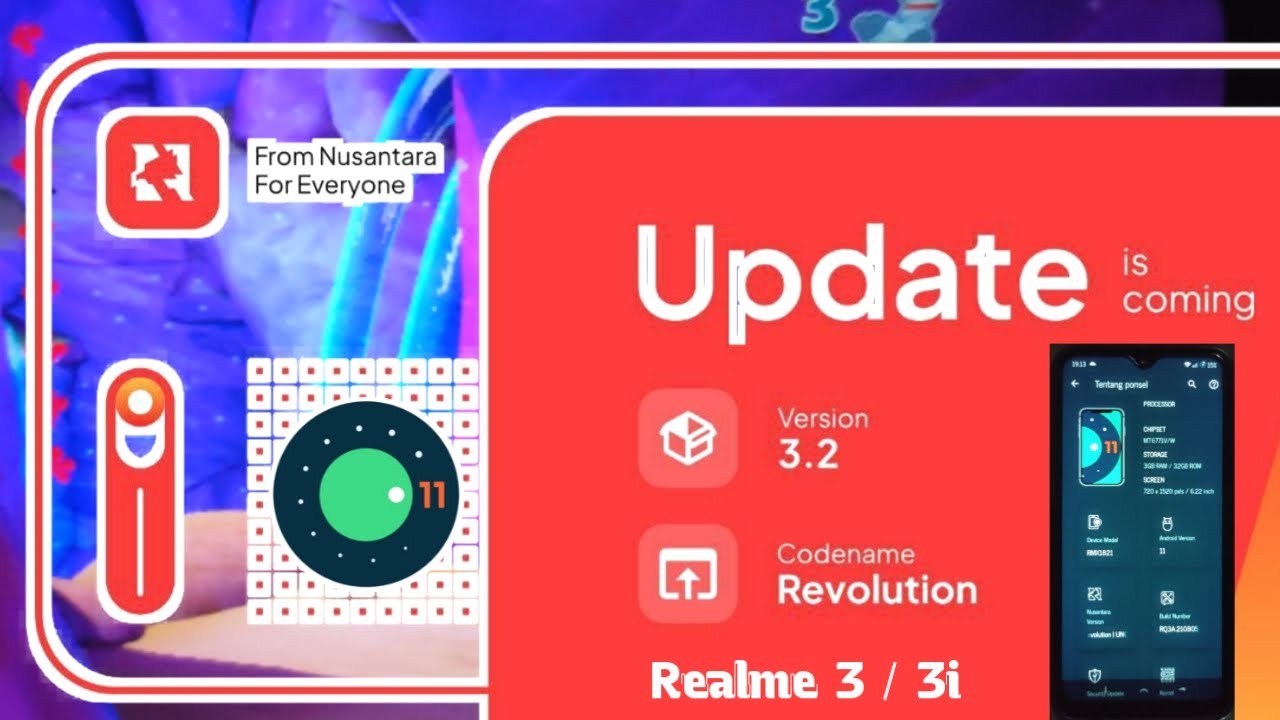 Nusantara Project 3.2 Revolution di Realme 3 / 3i || Install dan review ...