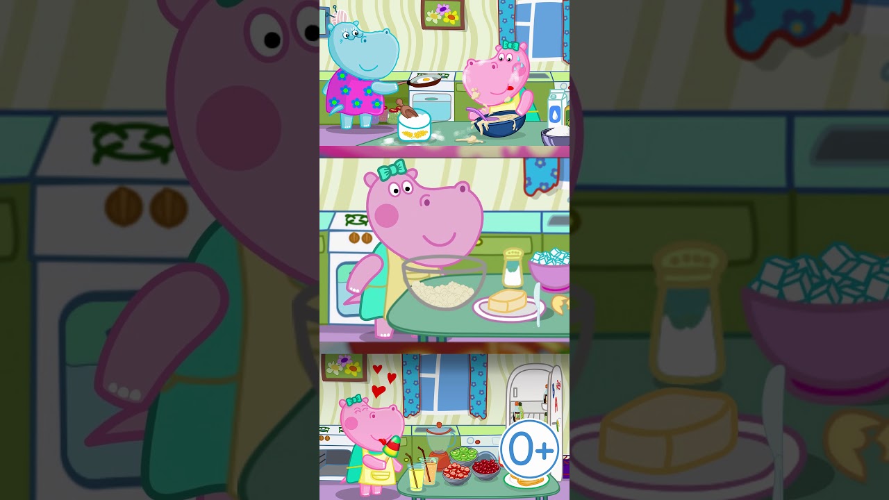 Hippo 🌼Cooking School 🌼 Games for Girls 🌼 Teaser-1 9х18 30 0+ - YouTube