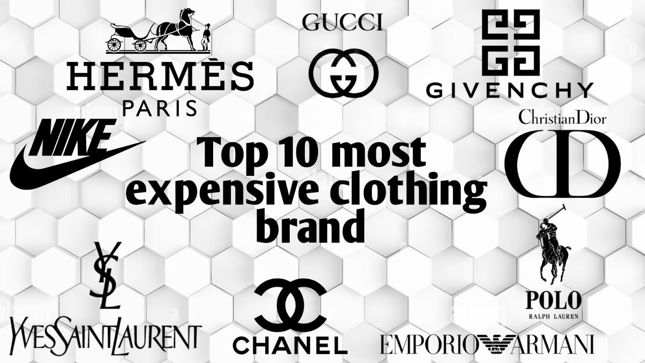 TOP 10 most expensive clothing brand 💲 2025 - YouTube