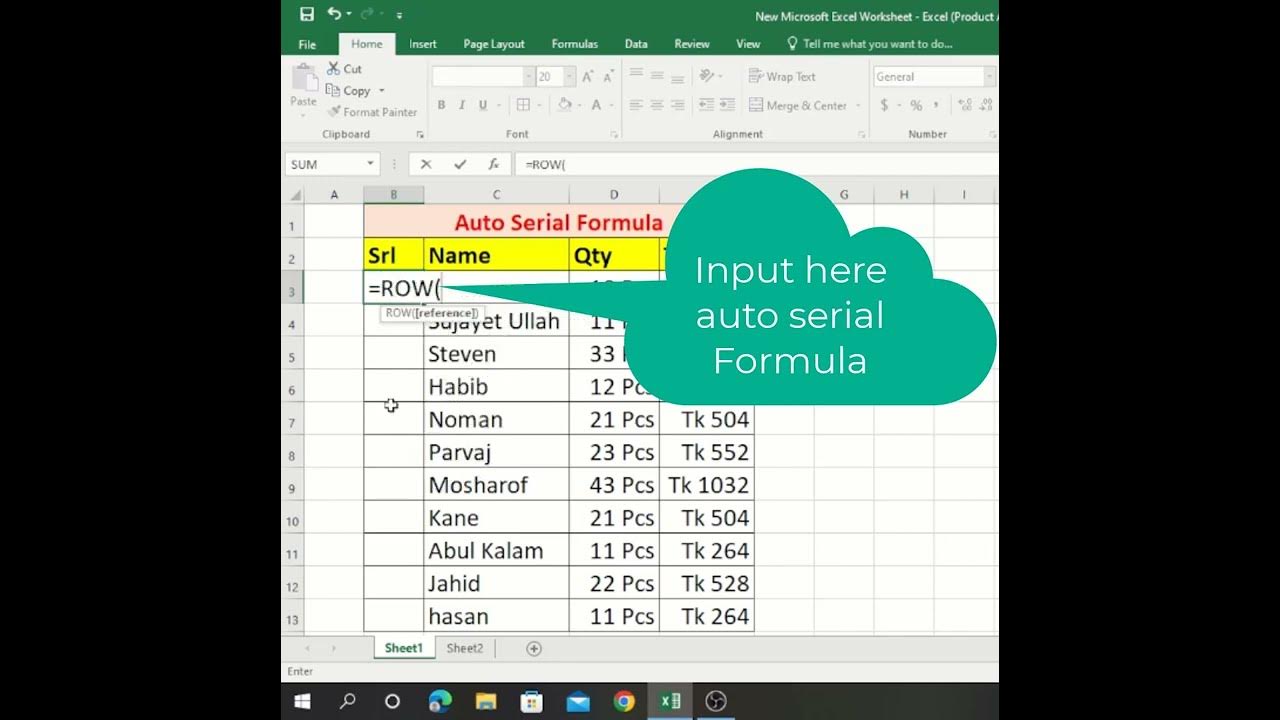 Auto Serial In Excel YouTube auto-serial-in-excel-youtube