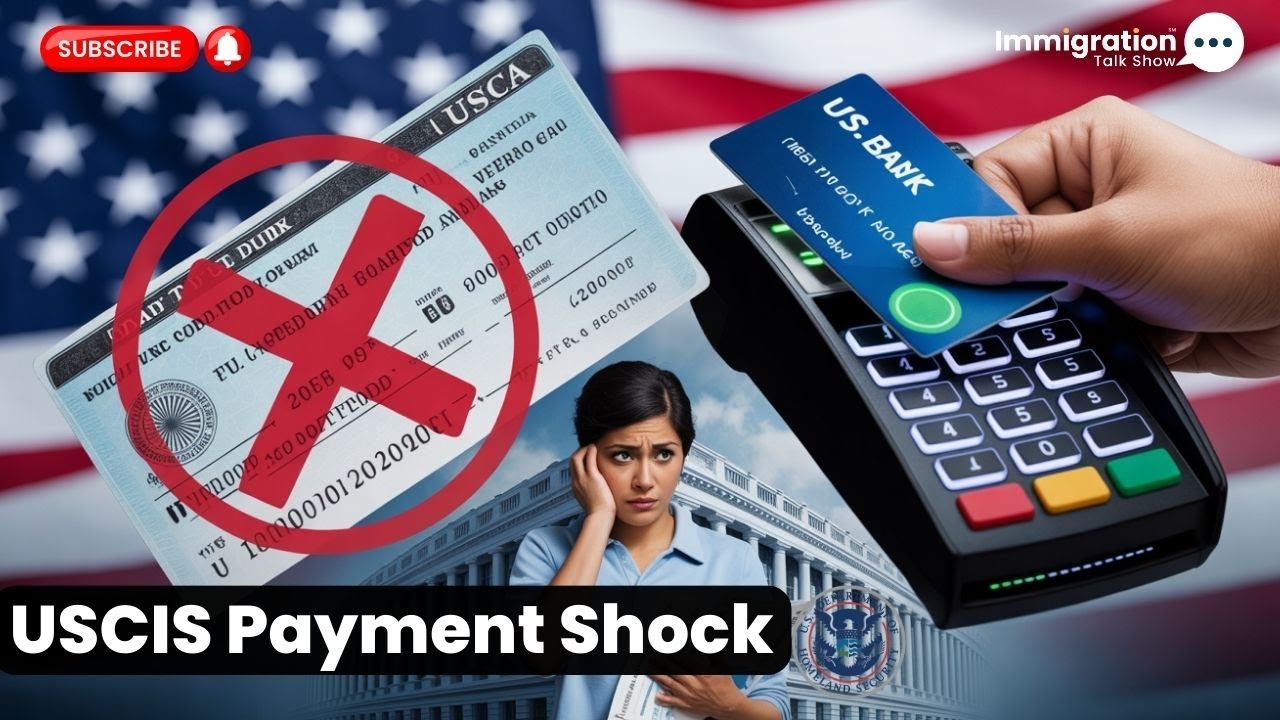 No More Checks! How USCIS Payment Rule Impacts Indian Applicants - YouTube