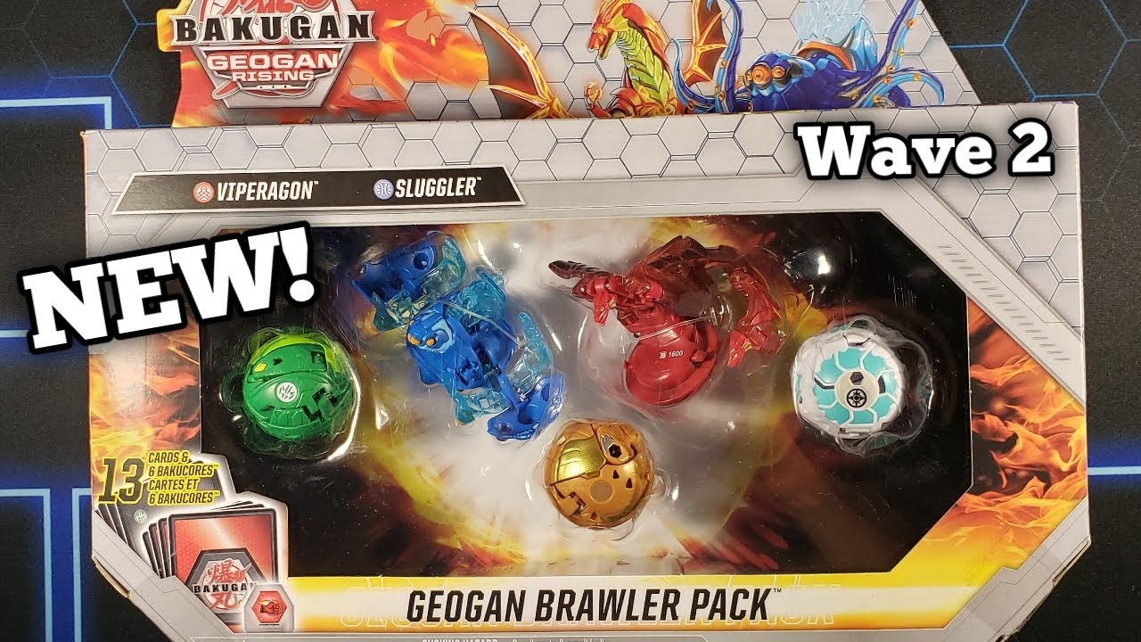 Geogan Pyrus Viperagon/Aquos Sluggler Brawler Pack Opening!! (Geogan ...