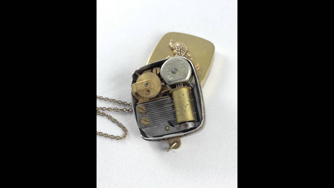 Apr 15 2016 Miniature Music Box Pendant Fuji Japan - YouTube