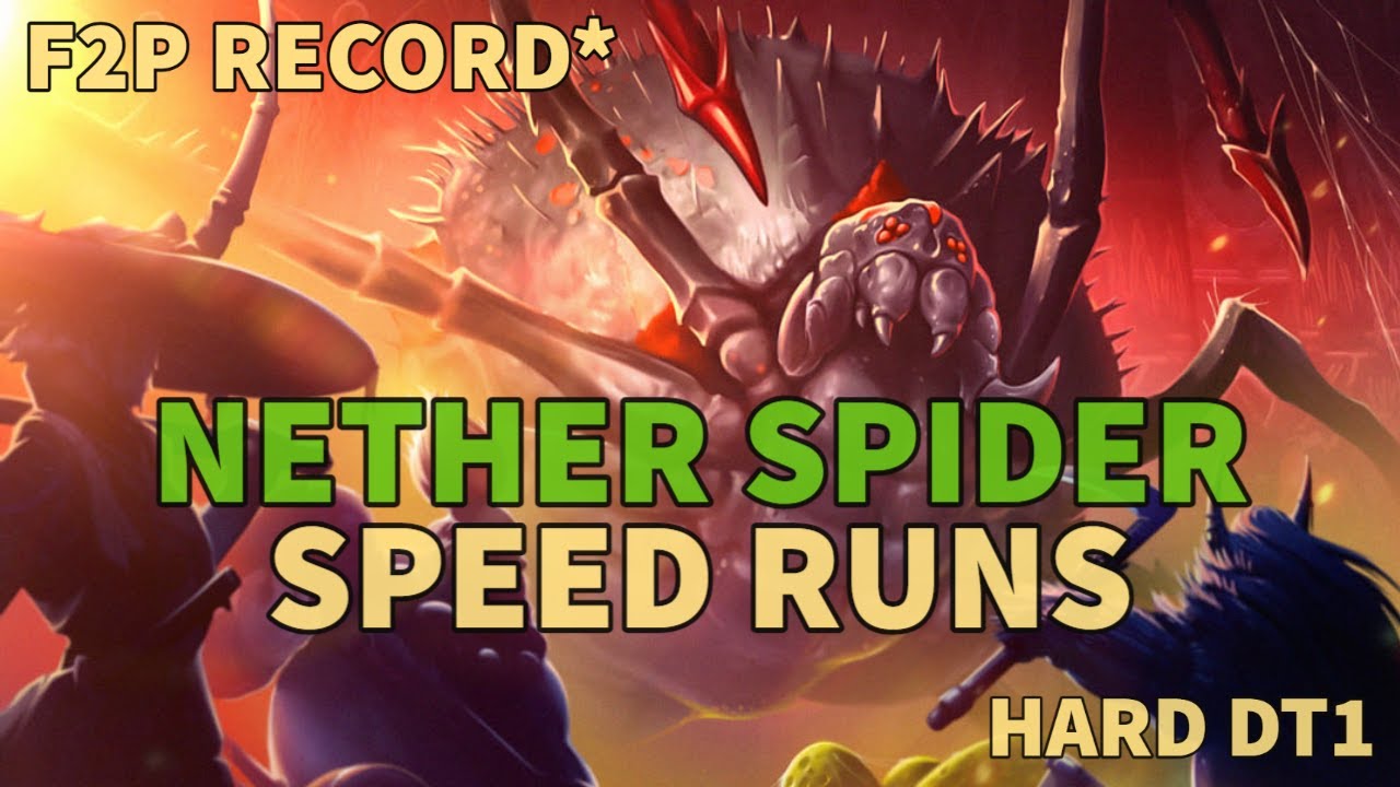 Nether Spider Speed Runs | Frost Spider | Hard Doom Tower | Raid Shadow ...