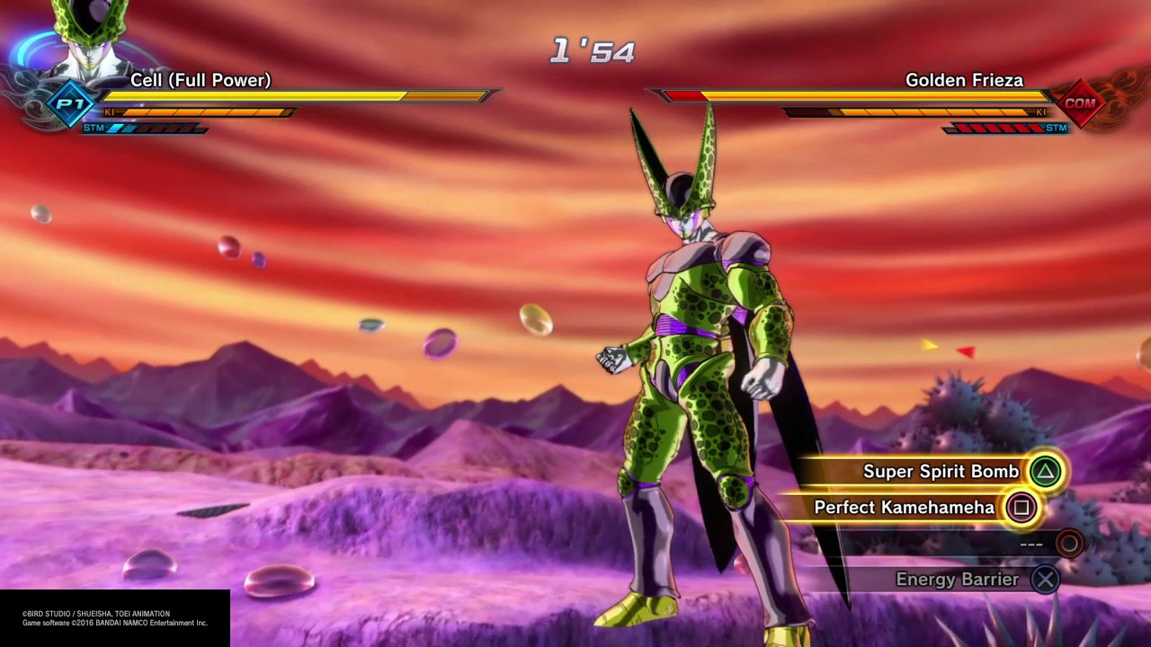 DRAGON BALL XENOVERSE 2 Perfect Cell Vs Golden Frieza - YouTube