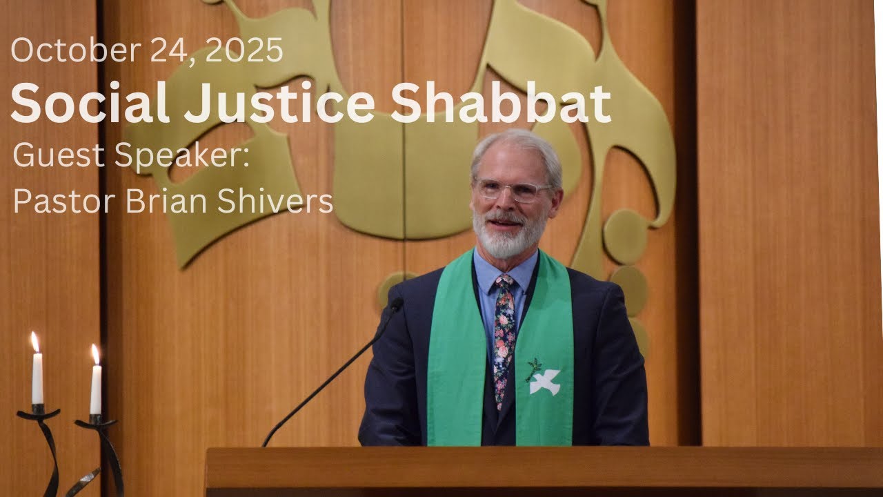 Social Justice Shabbat | Pastor Brian Shivers - YouTube