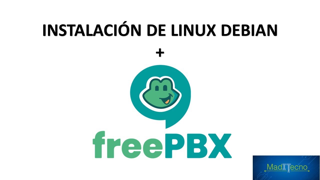 Instalación de Free PBX 17 en Linux Debian - YouTube