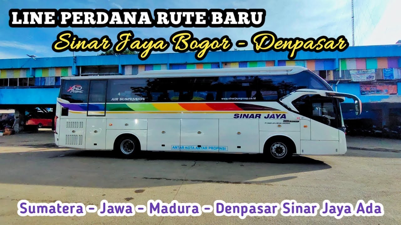 LINE PERDANA RUTE BARU SINAR JAYA BOGOR - DENPASAR‼️TAHUN BARU RUTE ...