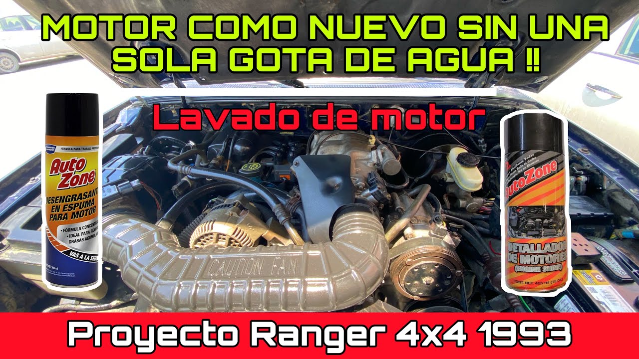 Lavado de motor sin agua y sin riesgo de dañarlo !! / Quedó como nuevo ...