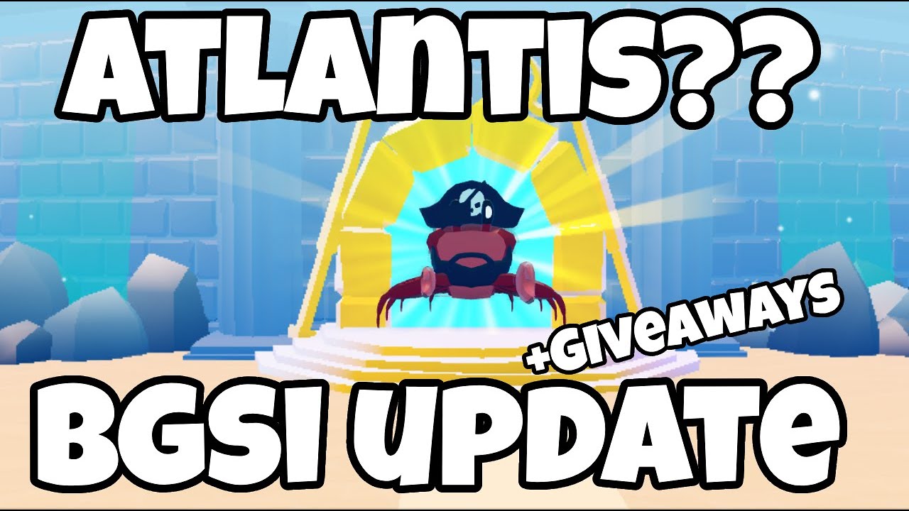 🔴LIVE bgsi update 8 ATLANTIS!?! 🔴 - YouTube