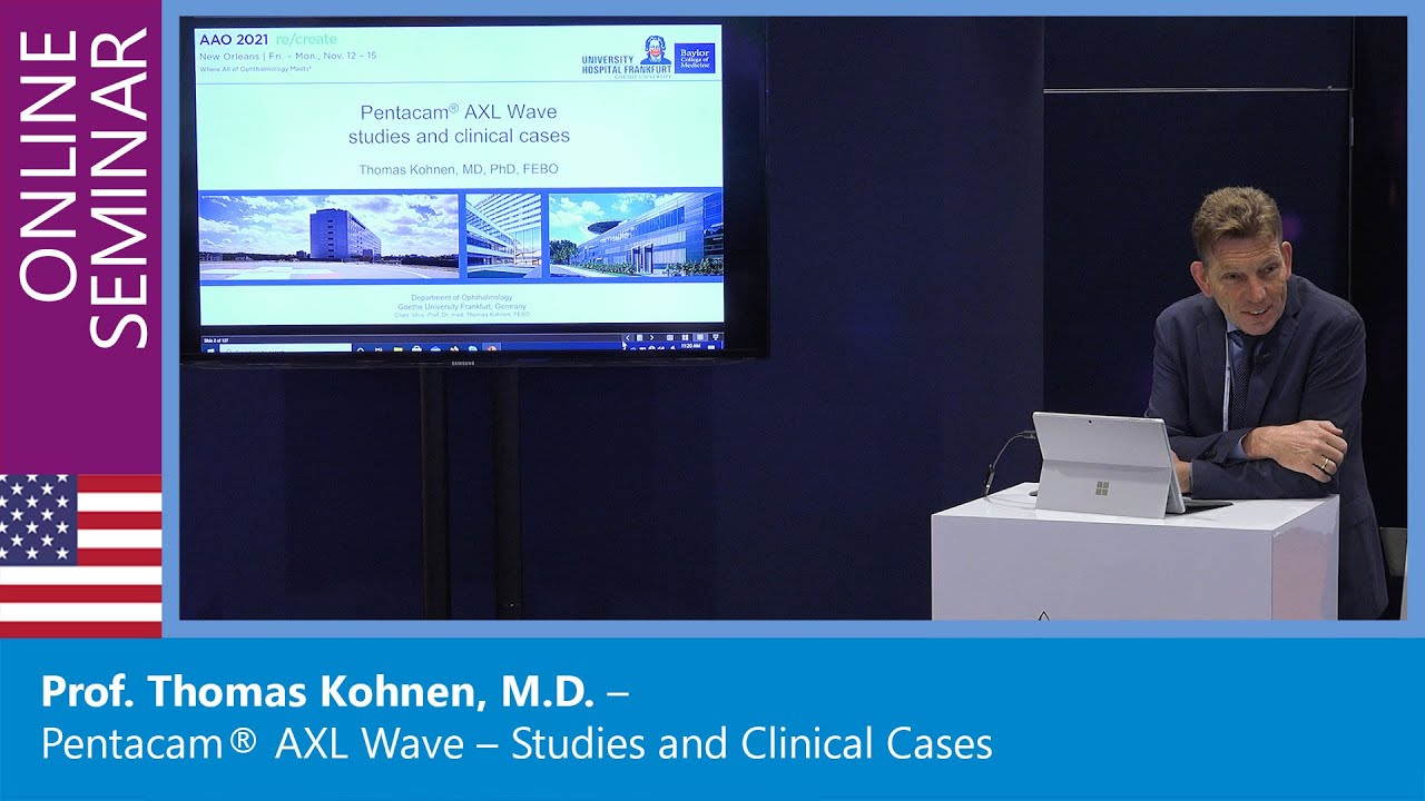 Prof. Thomas Kohnen, M.D. – Pentacam® AXL Wave – Studies and Clinical ...