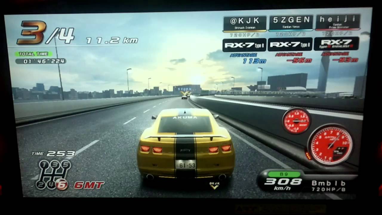 Wangan Midnight Maximum Tune 4 - VS Battle at Yaesu, Camaro, Battle 4 ...