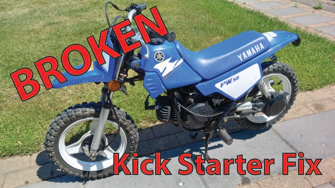 PW50 Kick Starter Fix - Full Process - Replacement - YouTube