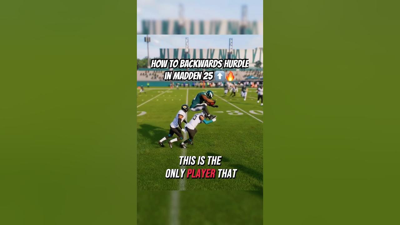 How to reverse / backwards/ spin hurdle in madden 25 #madden #madden25 #nfl #saquonbarkley # ...
