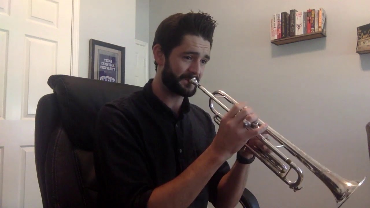 Etude 8, Lyrical Etudes for Trumpet by Phil Snedecor - YouTube