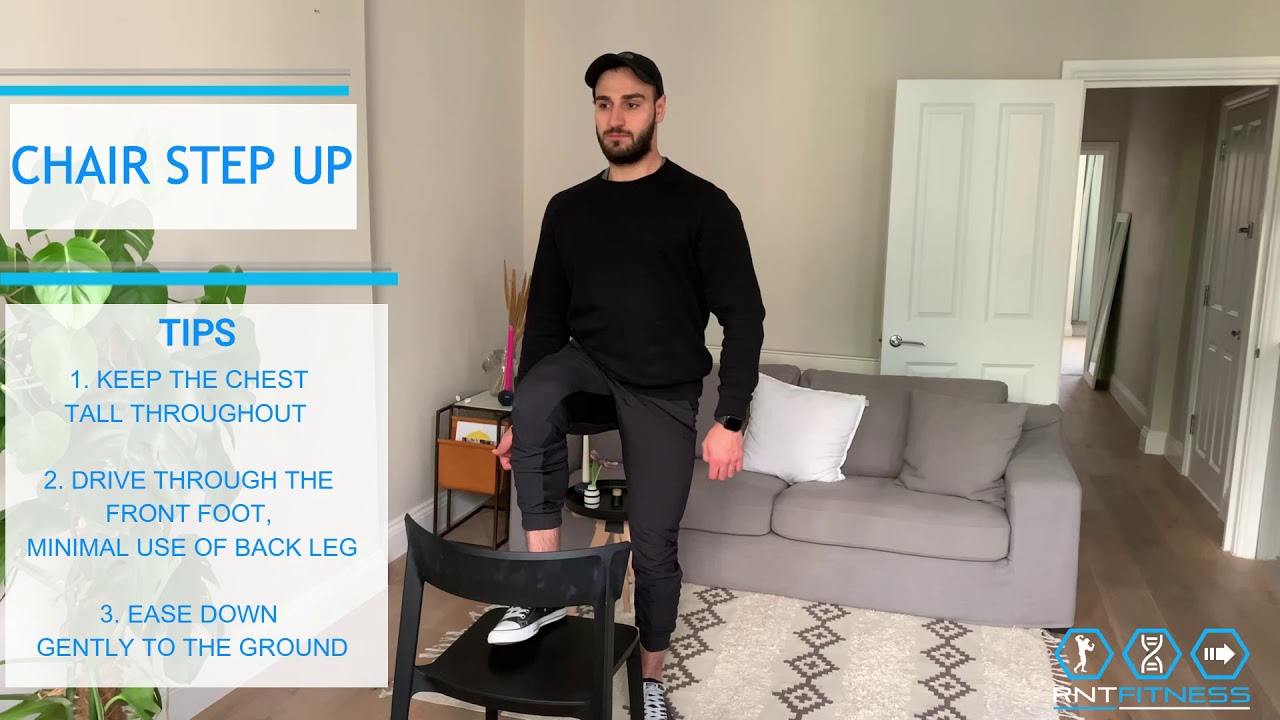 How to Maximise Your Chair Step Ups - YouTube