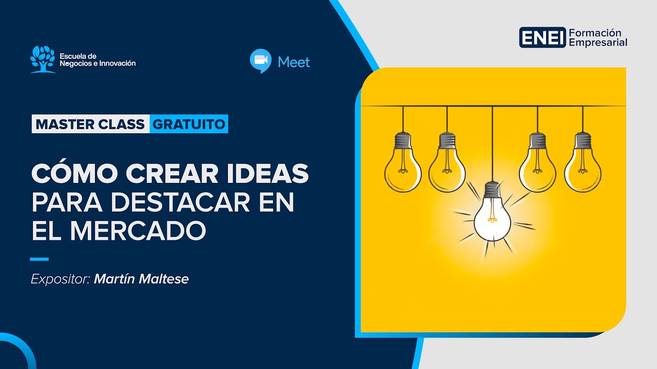 Cómo crear ideas innovadoras para destacar en el mercado - YouTube