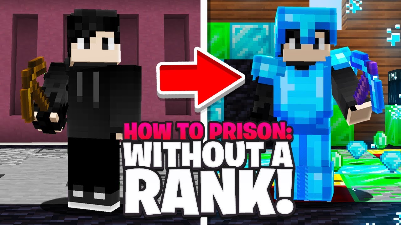 HOW TO PRISON #1: GETTING *RICH* WITHOUT A RANK! | Minecraft OP Prison ...