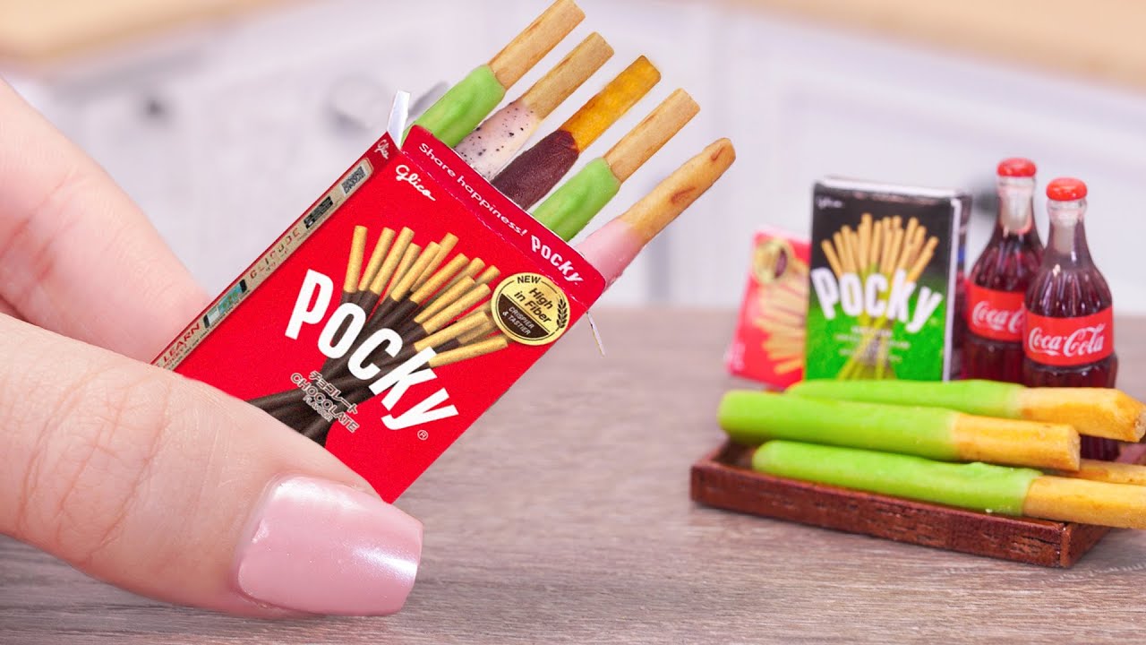Make Miniature Gourmet Pocky Recipe - DIY Mini Chocolate Strawberry ...