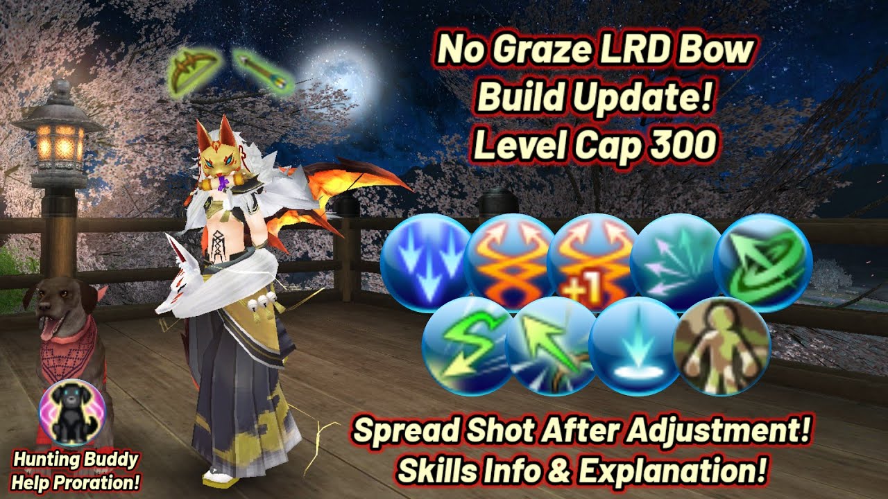 Toram Online - No Graze LRD Bow Build Update Level Cap 300! | Spread ...