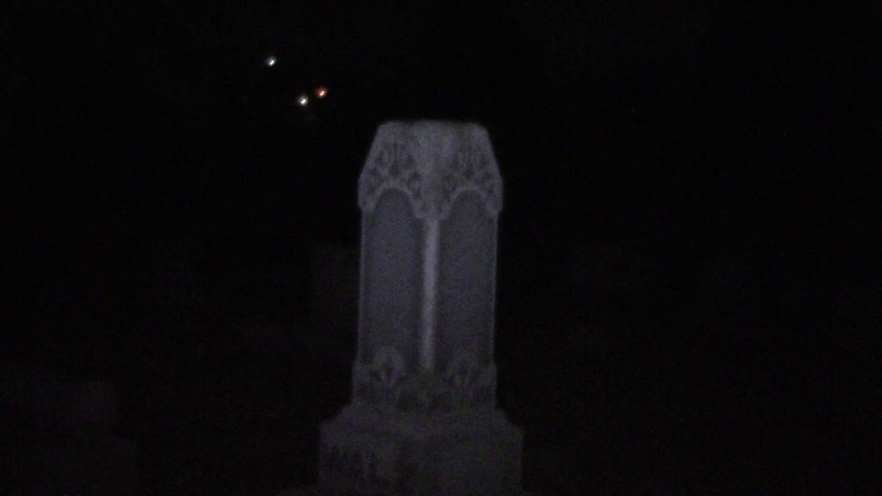 Walk Through an Iowa Cemetery at Night - YouTube